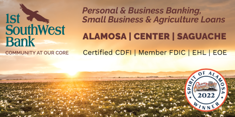 Saguache Chamber – Banking, Business Services, Premium Members – First ...